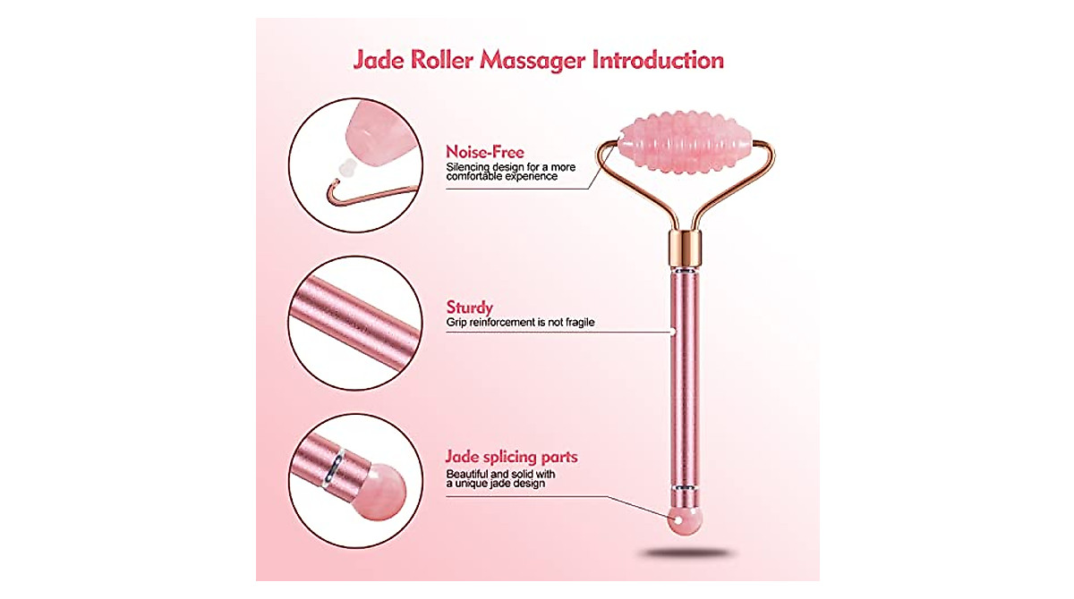 5 in 1 Facial Jade Roller Set for Youthful Skin