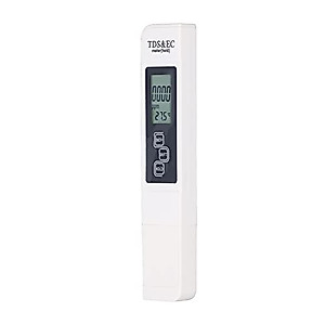 Deosdum TDS Meter Digital Water Quality Tester Portable 3 in 1 High Accuracy EC Temp Testing Kit