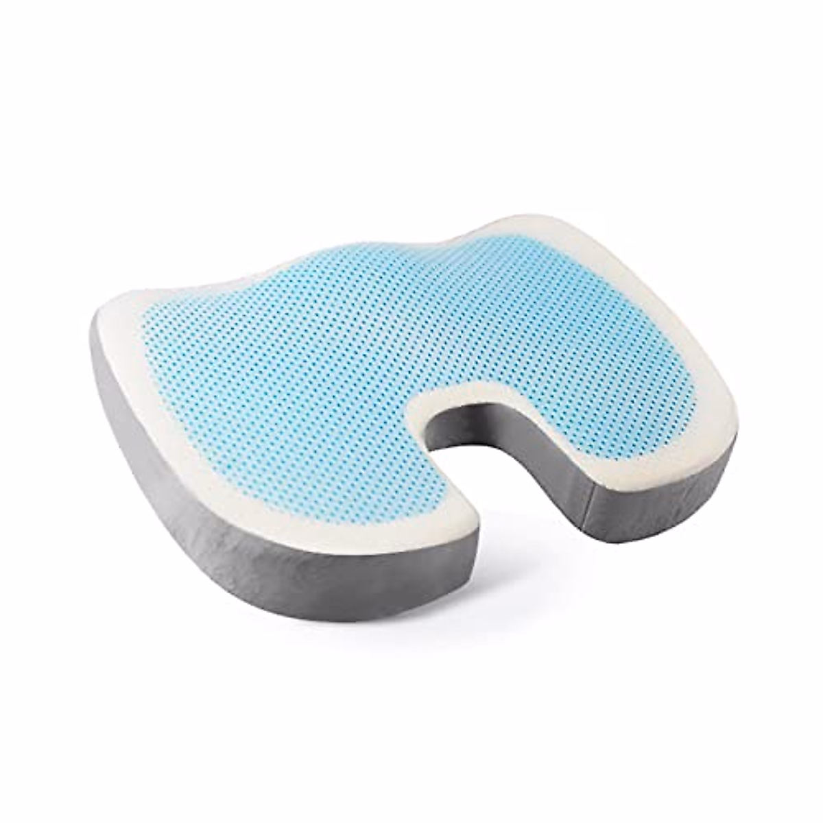 NNAA Ergonomic Chair Pad Memory Foam Seat Cushion Gel Enhanced Cushion Non-Slip Orthopedic Caudal Spine Cushion Relieve Pain Office Chair Car Seat color1