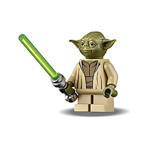 LEGO Star Wars: Attack of The Clones Yoda 75255 Yoda Building Model and Collectible Minifigure with Lightsaber (1,771 Pieces)