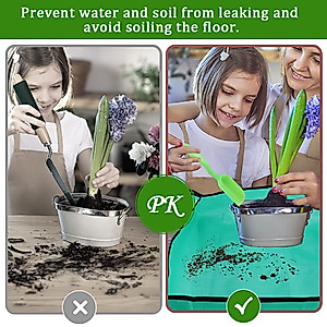 YHZNW 2PCS Plant Transplanting Repotting Mat Foldable Garden Work Cloth Waterproof Thicken Gardening Mat Change Soil Watering Pads with 3Pcs Miniature Succulent Hand Tools(Size:1Set)