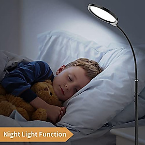 Airand LED Floor Lamp, Bright Floor Lamp for Office with Stepless Adjustable 2700K-6500K Color & Brightness, Timer Reading Standing Lamps with Memory Function Night Light for Living Room Bedroom