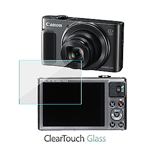 BoxWave Screen Protector Compatible with Canon PowerShot SX620 HS - ClearTouch Glass, 9H Tempered Glass Screen Protection for Canon PowerShot SX620 HS