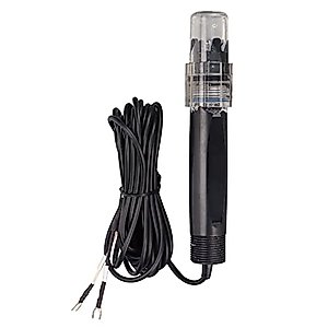 pH Meter, pH Electrode Probe, Industrial PH Detectors, ABS Material 5 Meters PH Electrode for Aquarium Hydroponics Plant Pool