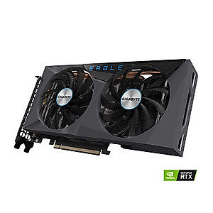 GIGABYTE GeForce RTX 3060 Ti Eagle OC 8G (REV2.0) Graphics Card, 2X WINDFORCE Fans, LHR, 8GB 256-bit GDDR6, GV-N306TEAGLE OC-8GD REV2.0 Video Card (Renewed)
