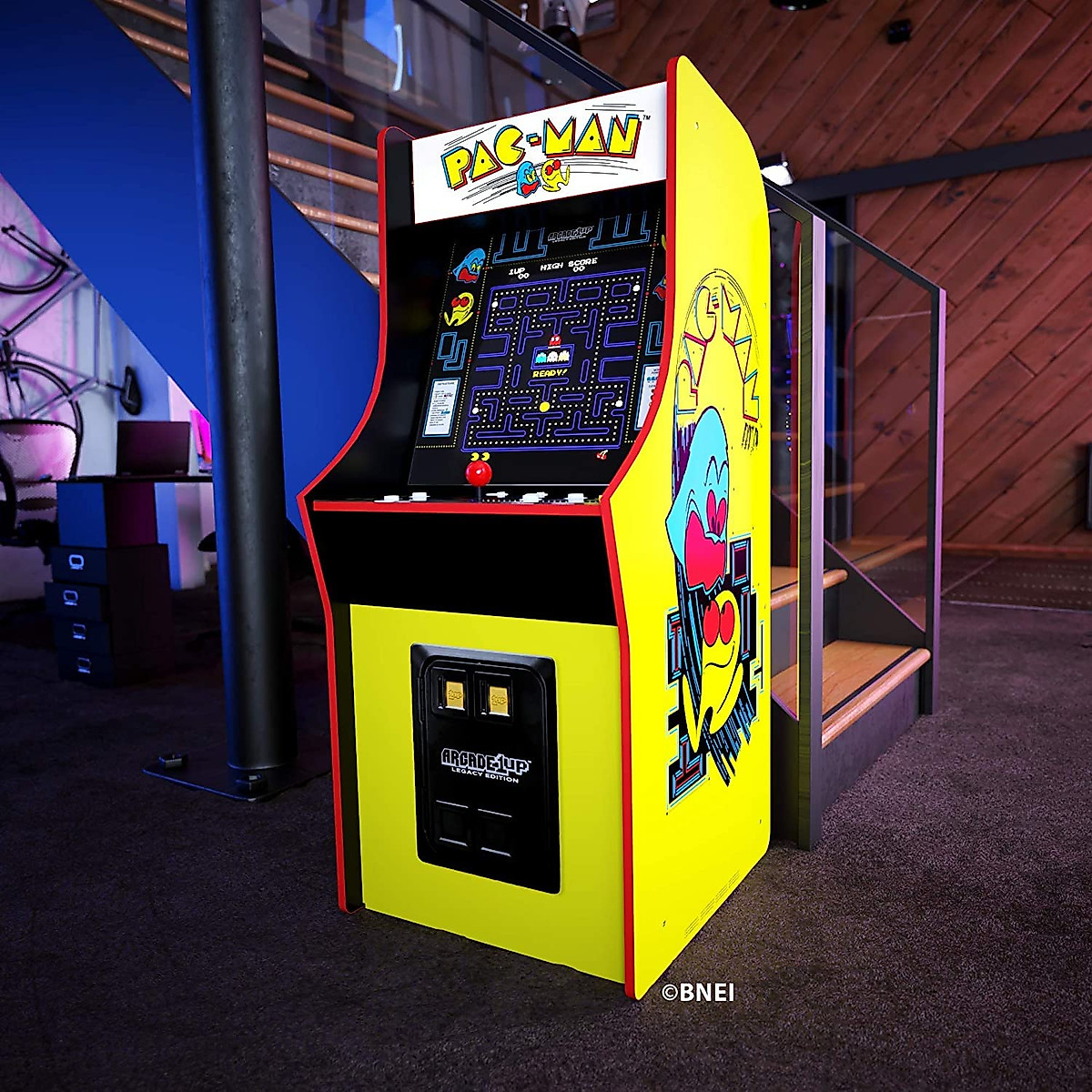 ARCADE1UP PAC-Man 12-in-1 Legacy Edition, 4ft