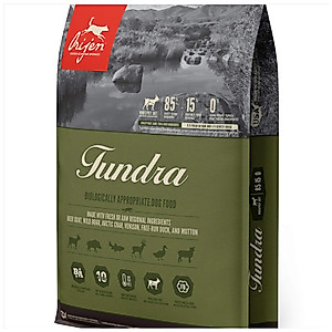 Orijen Tundra Dog 25 Lbs Goat Venison Bison
