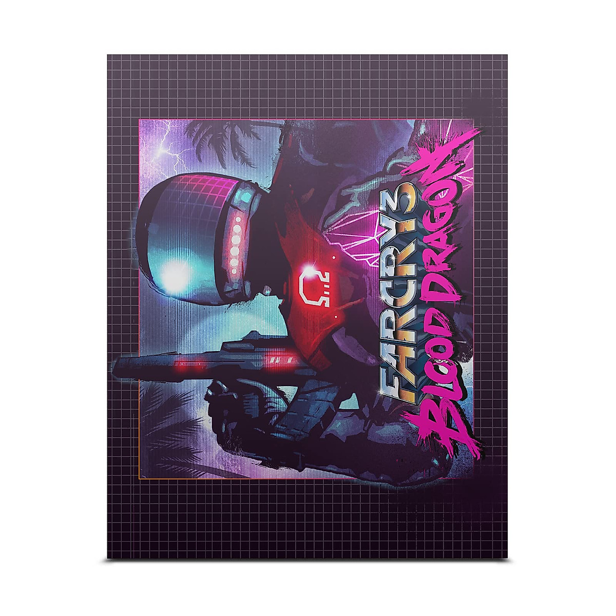 Head Case Designs Officially Licensed Far Cry 3 Blood Dragon Key Art Omega Vinyl Sticker Gaming Skin Decal Cover Compatible With Xbox One X Console and Controller Bundle