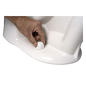 Plumb Pak PP23531 Universal Round Toilet Push-On Bolt Caps, Almond