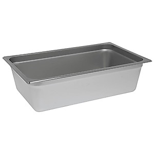 HUBERT Steam Table Pan Hotel Pan Full Size Stainless Steel - 6" D