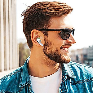 Loirtlluy 2021 Upgraded 7 Pairs Airpods Pro Ear Tips Cover, Liquid Silicone Airpods Pro Earbuds Covers [Fit in The Charging Case], Anti-Slip Protective Accessories Compatible with Airpods Pro