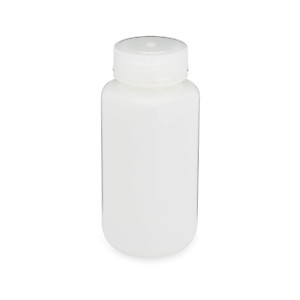 labForce 1155L47 Bottle, Wide Mouth Round, HDPE with PP Closure, 250mL, 12/Pack, 72/Case