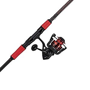 PENN 7’ Fierce III LE Fishing Rod and Reel Spinning Combo, Right/Left Handle Position, 6-12lb Line Rating, Medium Power, Durable Graphite Composite Rod, HT-100 Front Drag System