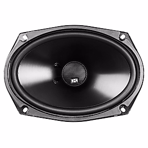 NVX® NSP69 6x9 Car Speakers, 900W Max, 300W RMS, 2-Way Coaxial w/Silk Dome Tweeters & Built-in X-Overs, Easy to Install in Cars/Trucks/Doors (Pair)