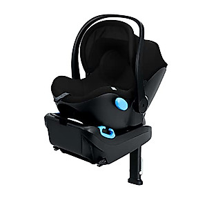 Clek Liing Infant Car Seat with Adjustable Headrest, Compact Design, Latch-Compatible Design, and Flame-Retardant Free (Pitch Black)