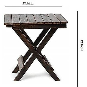 Foldable Wooden Stool cum Table & Chair Set for Kids