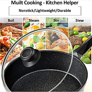 11 Inch Glass Lid for Frying Pan, Fry Pan Lid, Skillet Lid, Pan Lid with Handle,- Fully Assembled Tempered Replacement Cover, 11"/28cm