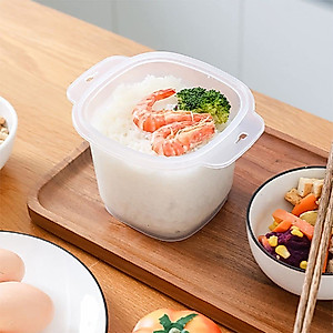 Portable Lunch Food Box Cookware, Multifunctional Microwave Gadgets Utensils Oven Rice Cooker Steamer Hot Soup Cooking