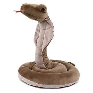 Ice King Bear Wild Animal Stuffed Animals Zoo Family Plush Toy (Cobra 12 Inches)