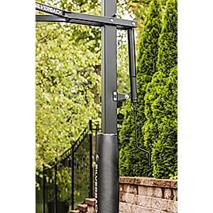 Silverback 60" In-Ground Basketball System with Adjustable-Height Tempered Glass Backboard and Pro-Style Breakaway Rim