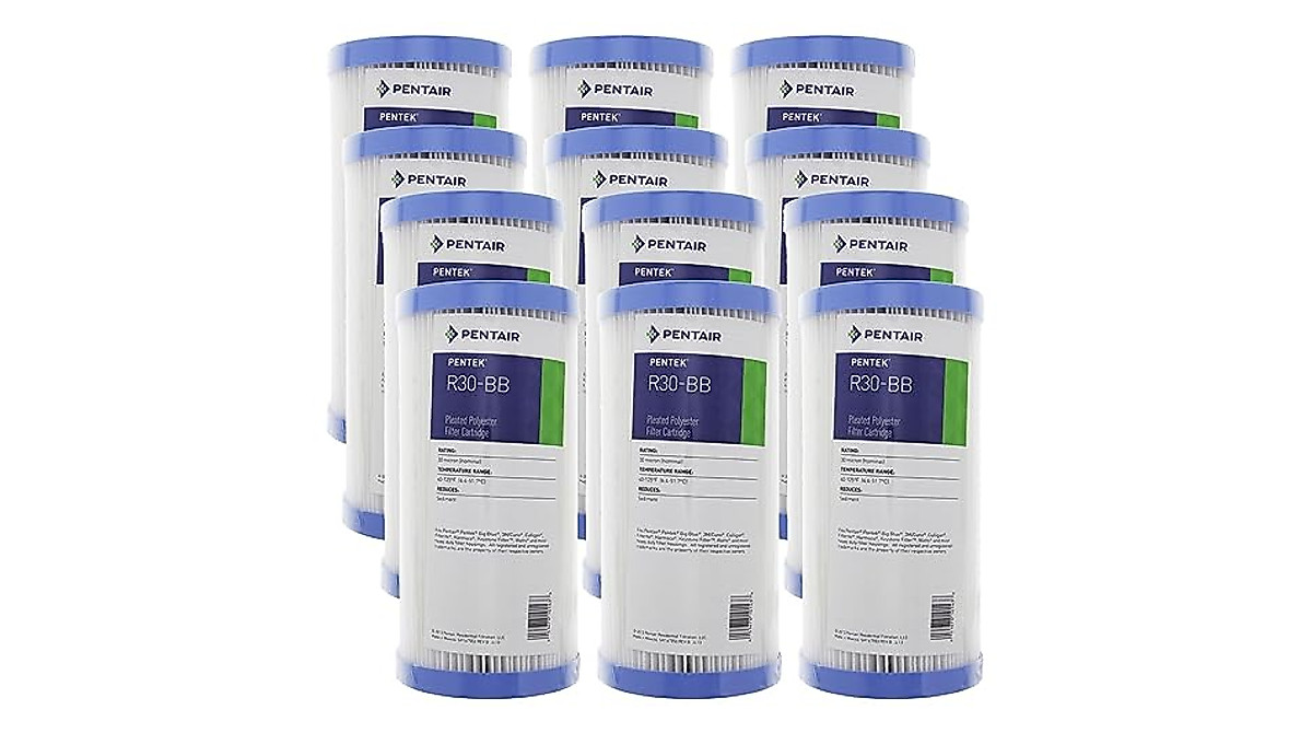 Pentek R30-BB 30 Micron Big Blue Sediment Filter - 12 Pack