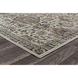 Rugs America Leopold LX50A Sugar Cookie Area Rug, 7'0" x 9'0"