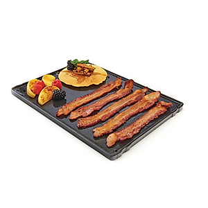 GrillPro 91212 Universal Cast Iron Griddle, 13-Inches X 9.25-Inches, Black