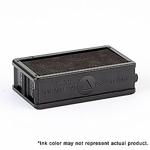 Paid with Check and Date - ExcelMark Self-Inking Rubber Stamp - A1539 Red Ink