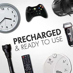 Tenergy Centura Low Self Discharge 8 Pack NiMH Rechargeable Battery Combo, Includes 4xC 4xD Rechargeable Batteries,