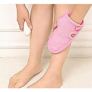 3PCS Bathing Mittens Shower Soft Skin Care Face Body Wash Massage Spa Mitt for Adult and Kids(Color Random)