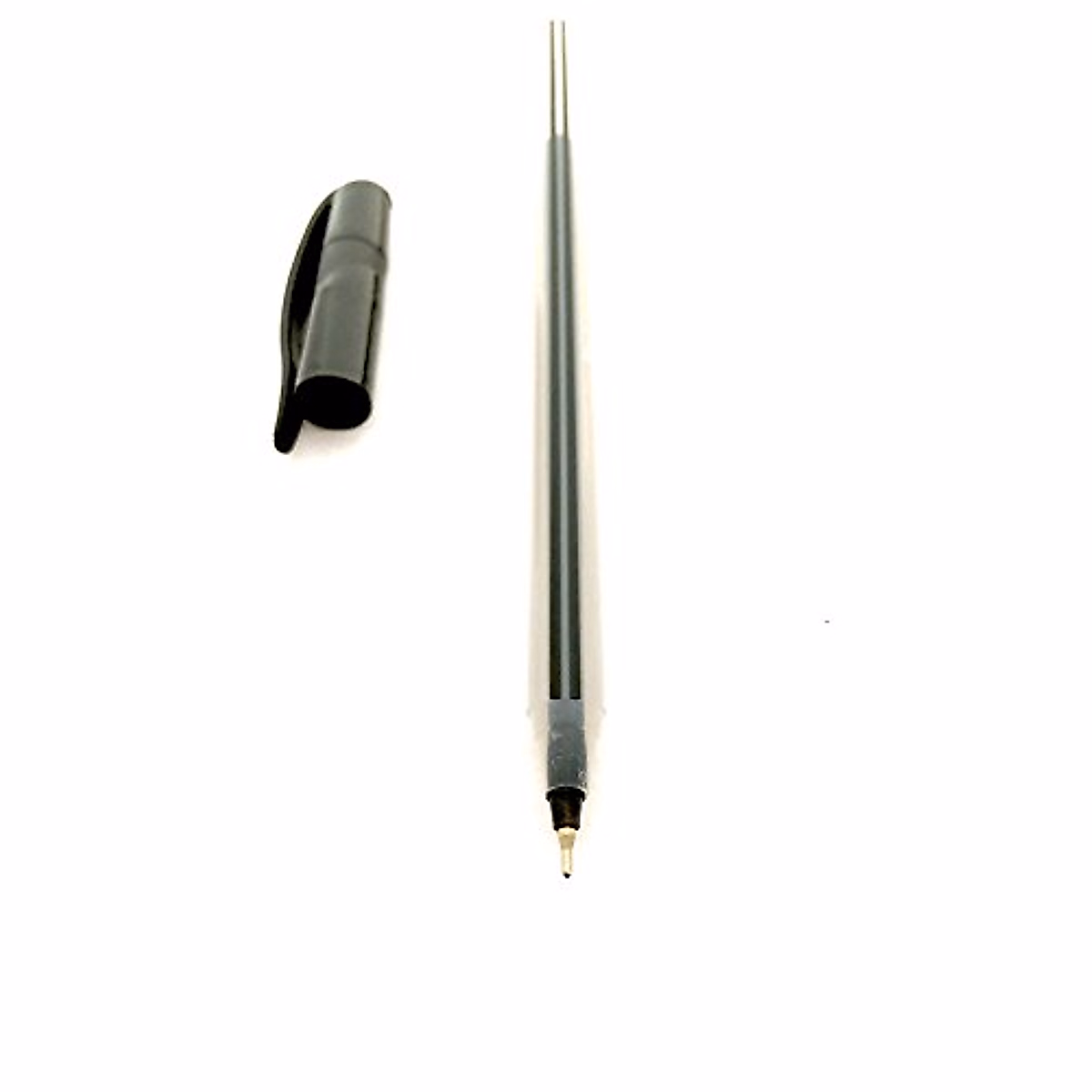 20 X Saino Softek Smooth Writing Black INK Ball Point Pens (Non Refillable) Direct Ink Fill Technology gives you perfect ink flow for smoothest writing, Black, 20 count