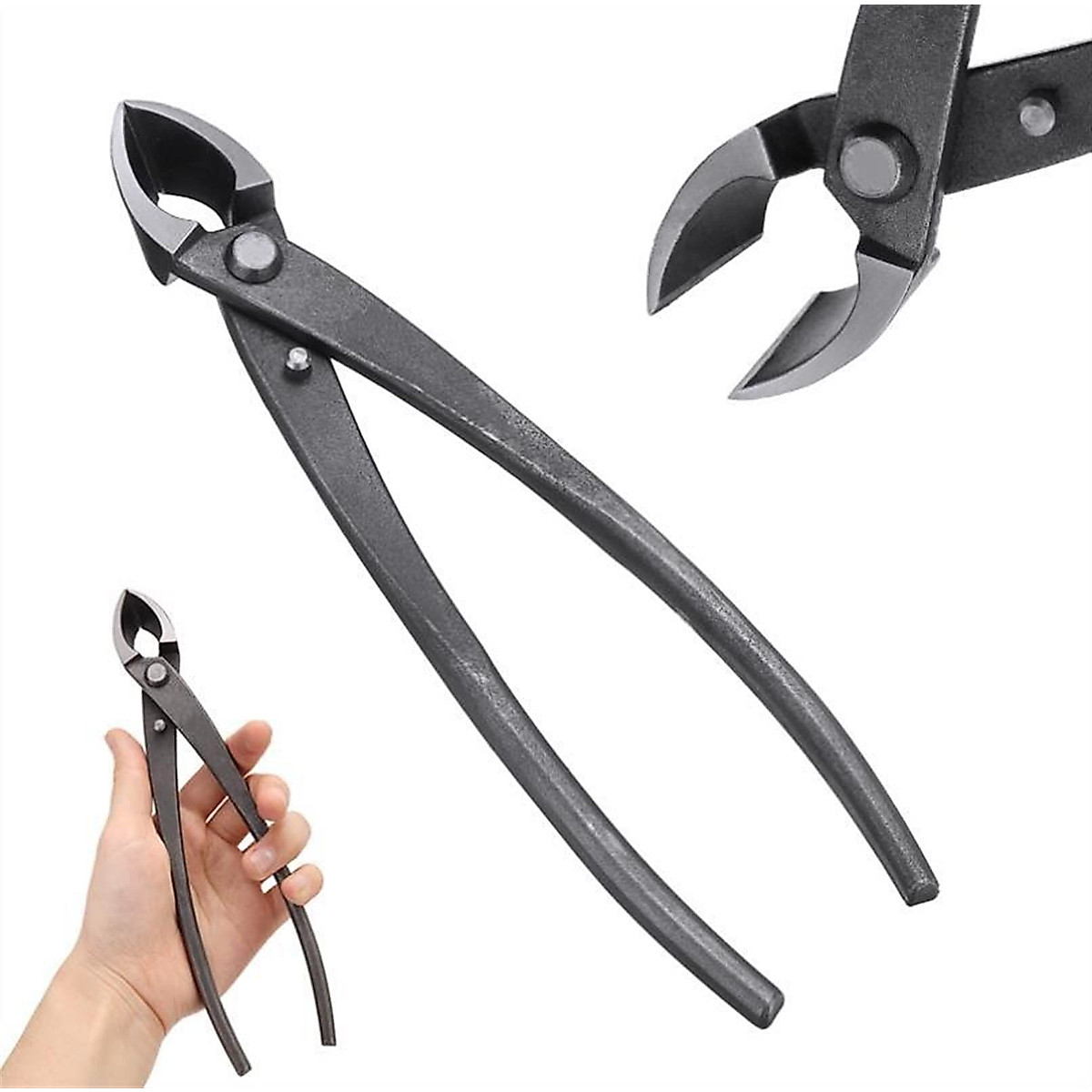 Garden Clipper 205mm 8 inch Garden Branch Cutter Forged Steel Round Edge Beginner Scissors Cutter Bonsai Tools