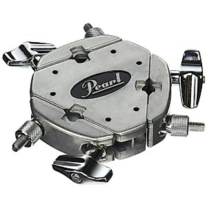 Pearl ADP30 Three-Way Expandable Double Accessory Clamp for Mounting Drum and Cymbal Arms Anywhere around the Drum Set (Fits 5/8" to 1-1/8" Pipes.)