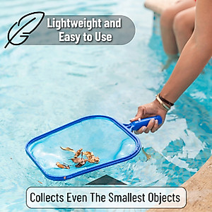 UNCO- Pool Skimmer Net, Pool Net, Pool Nets for Cleaning, Pool Skimmer, Pool Cleaning Net, Pool Leaf Skimmer Net, Pool Leaf Net, Pool Leaf Rake, Hot Tub Skimmer Net, Spa Skimmer, Pool Rake Net.