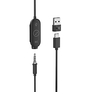 Logitech Zone Wired Earbuds with Noise Cancelling Mic