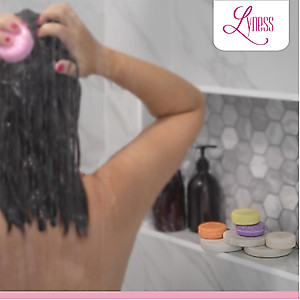 Lyness Coconut Vanilla Shampoo Bars x 2 | Plastic-free and Travel Friendly | Rich Lather | Clean Ingredients