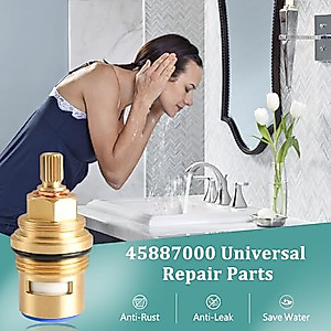 Ceramic Cartridge for Grohe 45887000, Faucet Cartridges Replacement Parts, Bathroom Faucet Cartridge Replacement, Cold Water for Ceramic Cartridges