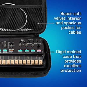 ANALOG CASES Korg Volca Case - Custom-Fitted Compact GLIDE Case for Travel