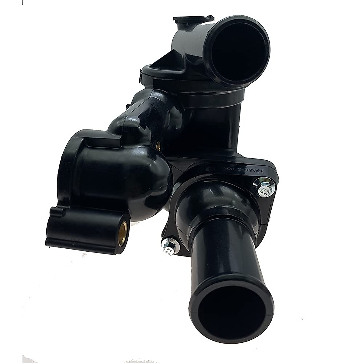 Engine Coolant Thermostat Housing Assembly for Chrysle 200 Sebring Dodge Avenger Caliber Journey Compass Patriot Replace 68003582AB 06508355AA 4884571AB 4884873AA 55111016AD 55111017AC