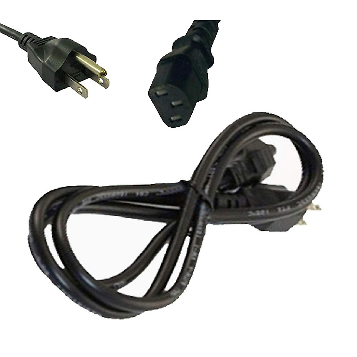 UpBright New AC Power Cord Cable Plug Replacement For Yamaha EMX5016CF EMX62M MGP12X EMX88S Powered Sound Mixer EMX312SC EMX 312 Mixer Amp DCU5D PW800W BD-A1010 BD-A1020 BD-A1020BL Blu-ray Disc Player