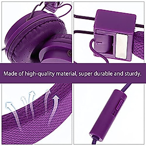 OSALADI 3. 5mm Earphone Over-Ear Headphones 's Headphones Fashion Headset Over- Ear Headphone Wired Game Earphone Simple Gaming Headphone Wired PC Headset Wired Headphones