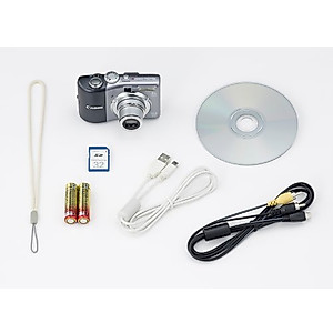 Canon Powershot A1000IS 10MP Digital Camera with 4x Optical Image Stabilized Zoom (Grey)