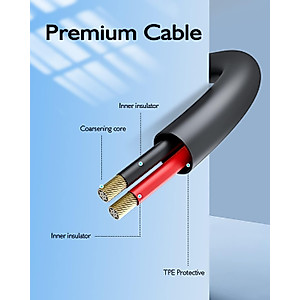 Fast Charging 6 Feet 3-Prong AC 120V Extra Long Cable Power Cord Charger Compatible with Segway Max Ninebot P65 G2 P65A P65E P65U P100 G30 G30P 46.8V 12Ah Li-ion Battery Electric Scooter AA.00.0012.38