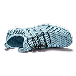 DLGJPA Women's Lightweight Quick Drying Water Shoes for Beach or Water Sports Slip On Walking Shoes Moonlight 6