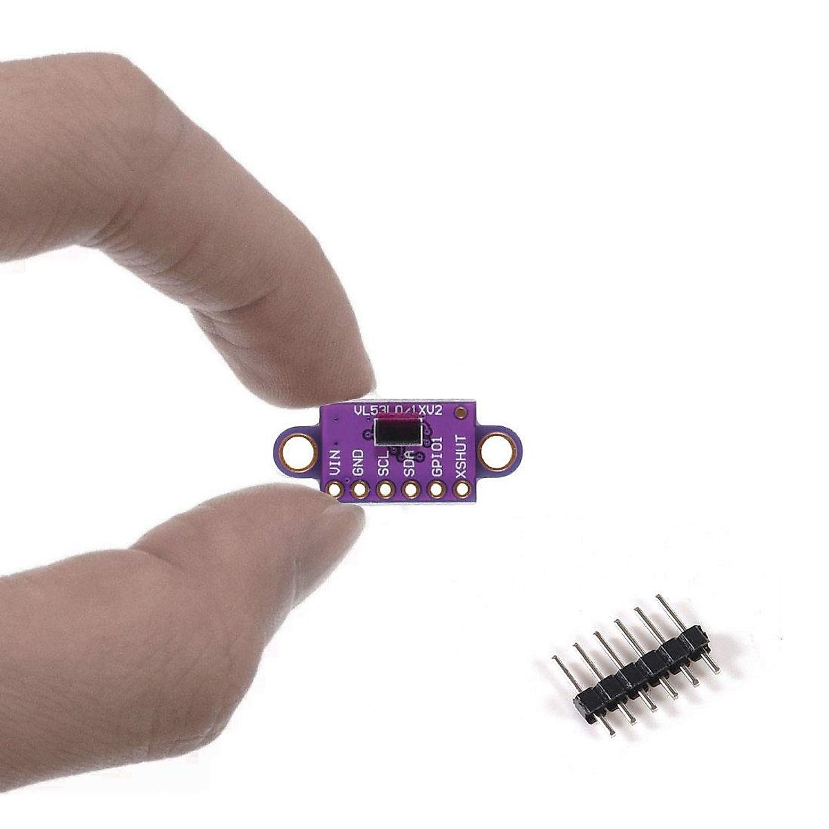 ALAMSCN VL53L0X Time-of-Flight (ToF) Laser Ranging Sensor Breakout VL53L0XV2 Laser Flight Distance Measurement Module I2C IIC for Arduino(Pack of 4)