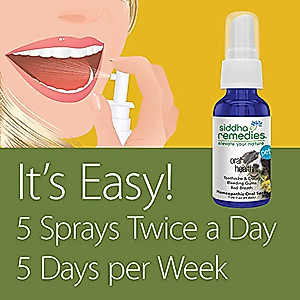 Siddha Remedies Oral Health for Pets | Cat Dog Oral Care for Toothache Decay | Breath Spray for Bad Breath, Healthy Gums Dogs Tooth Care | 100% Natural Homeopathic Remedy Cell Salts Flower Essences