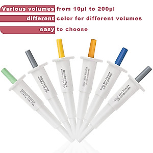 ONiLAB Mini Fixed Volume Pipette Manual Single Channel Pipettor, Laboratory Micro Pipette ，Micropipette Volume 200μl Gray