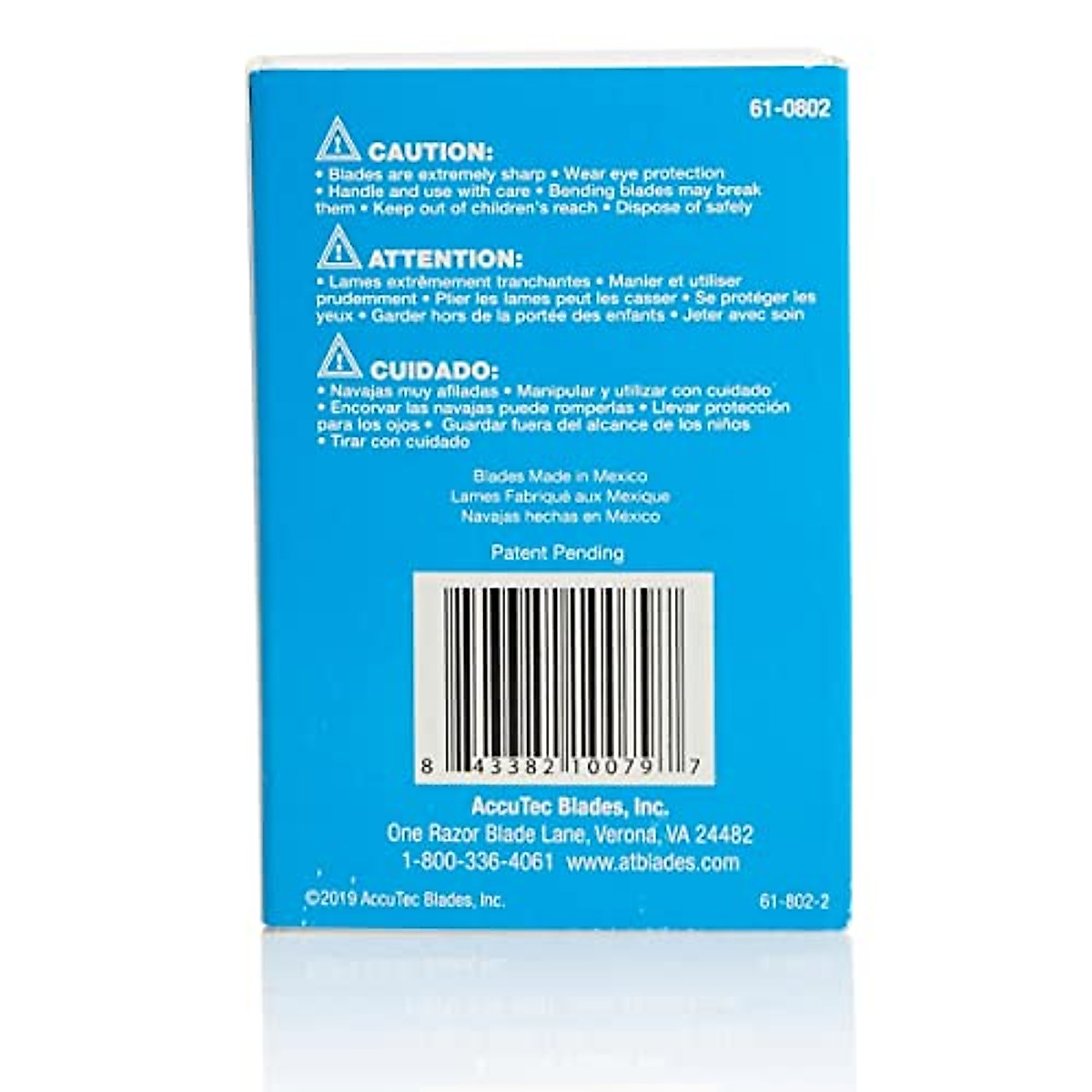 Personna LVT Flooring Replacement Blades - 100-Pack - High Carbon Steel for Maximum Sharpness and Durability - 61-0802