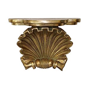 Kavana Decor TIC Shell Wall Shelf, 16 x 8.5 x 13 inches