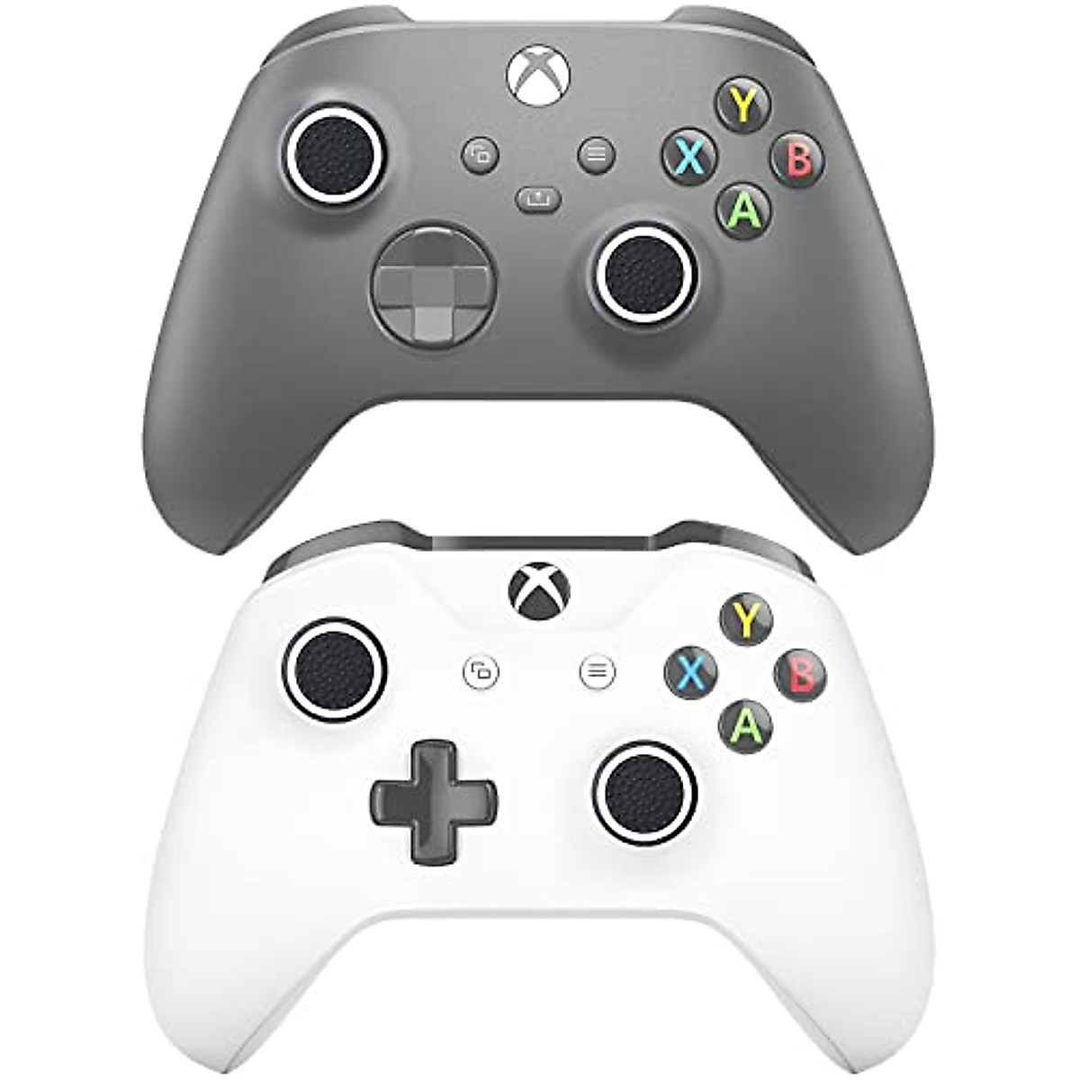 9CDeer Performance Joystick Analog Stick Thumb Grips Set of 6 Compatible with PS5, PS4, Xbox Series X/S Xbox One, Switch Pro Controller Black & White